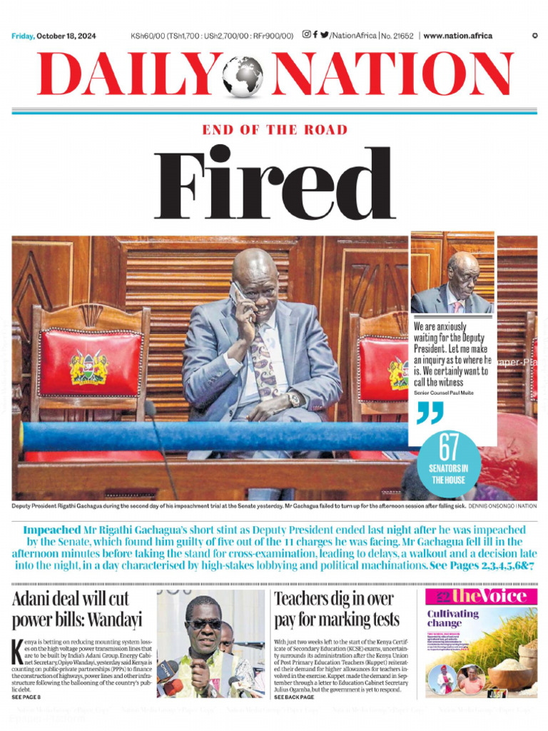 Daily Nation 2024 10 18 | PDF