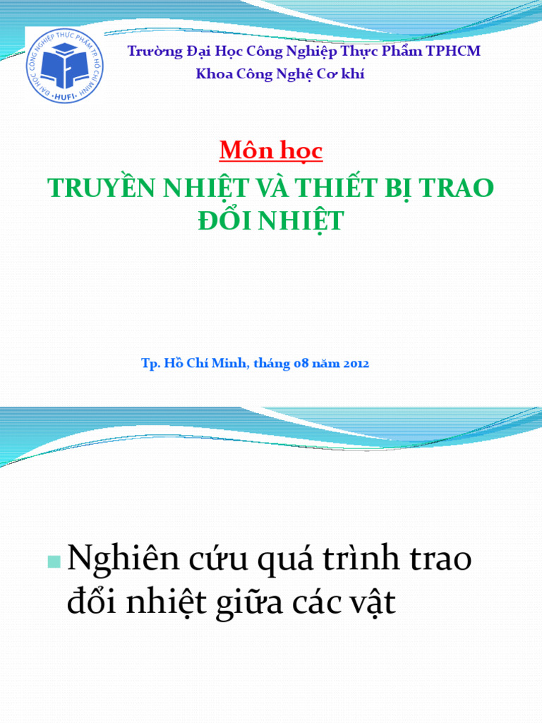 Chuong 1 - DAN NHIET | PDF