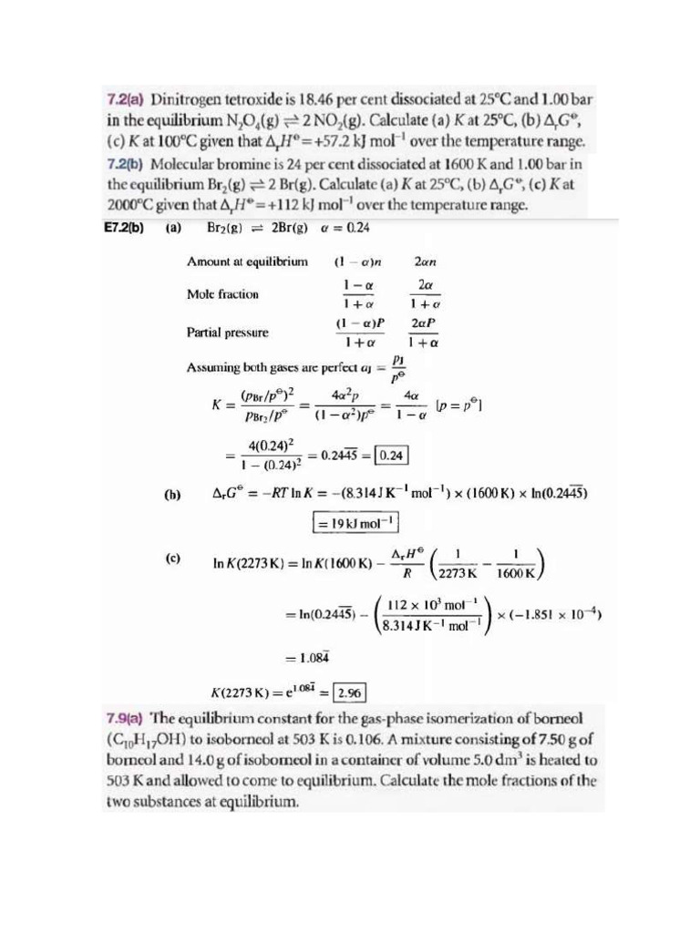 Chemical Equilibrium 2 | PDF