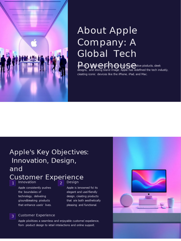 About Apple Company A Global Tech Powerhouse | PDF | Social Media ...