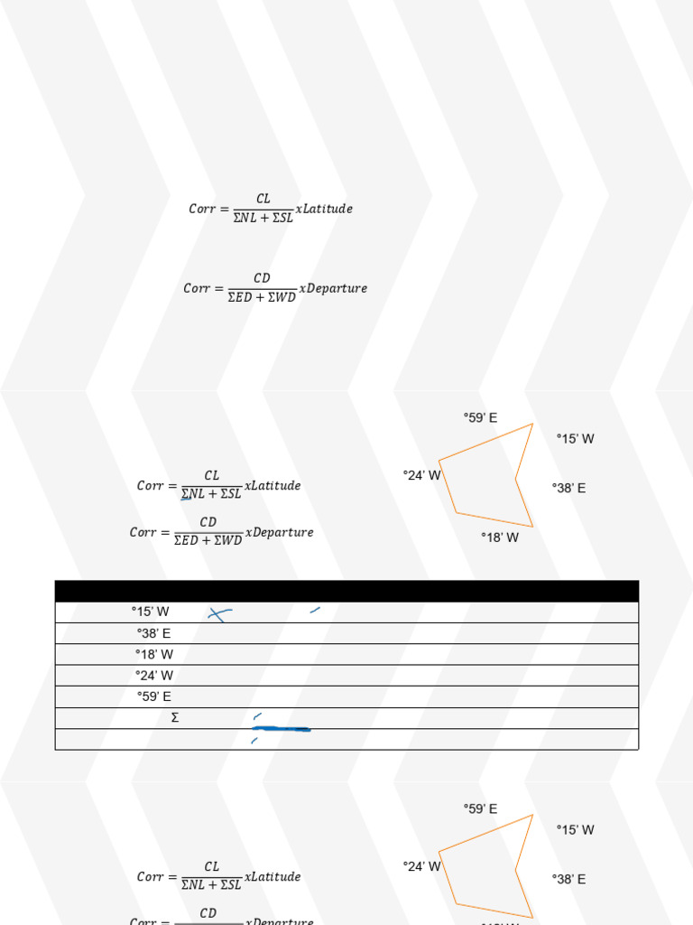 Transit Rule and Area of The Traverse | PDF | Area | Elementary Geometry