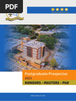 University of Limpopo 2026 Prospectus 1 | PDF