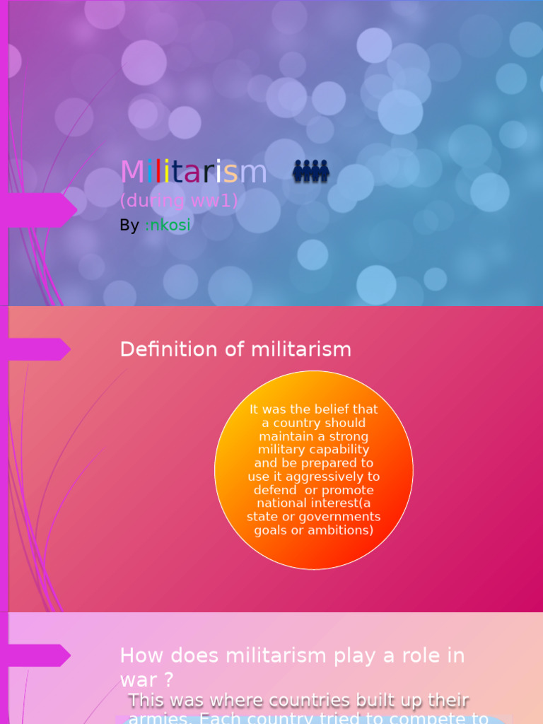 Militarism | PDF