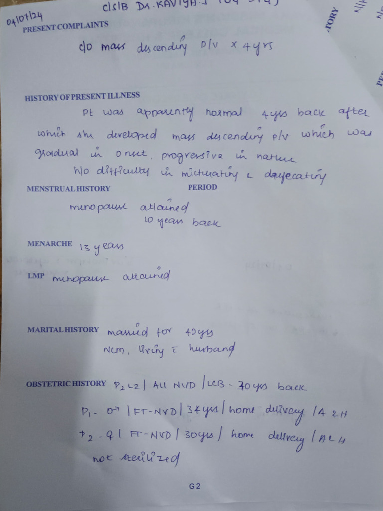 Third Degree Uv Prolapse | PDF | Clinical Medicine | Medicine