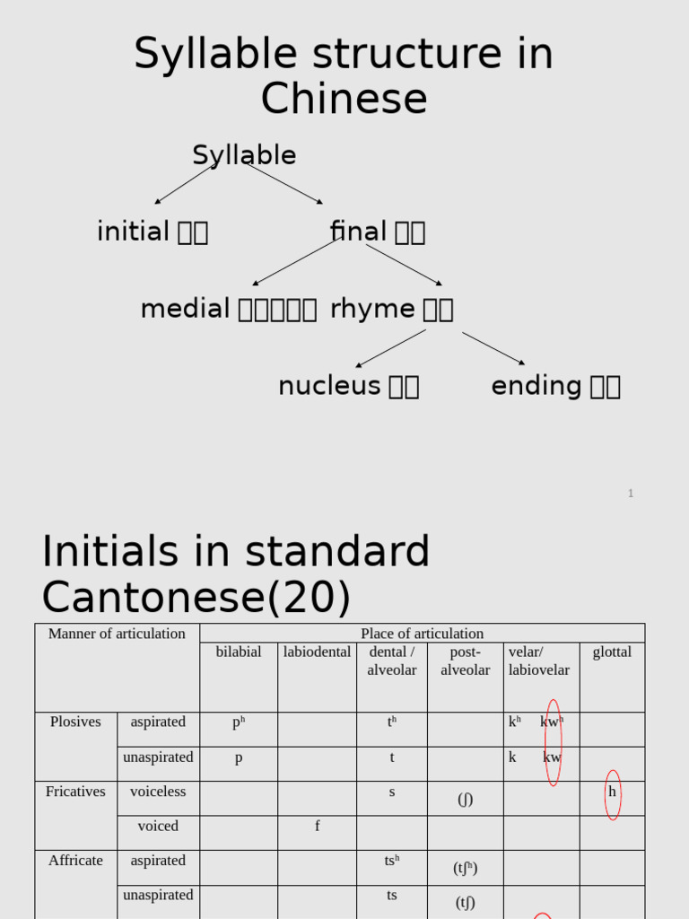 Lecture7-Chinese Phonology | PDF | Tone (Linguistics) | Stress ...