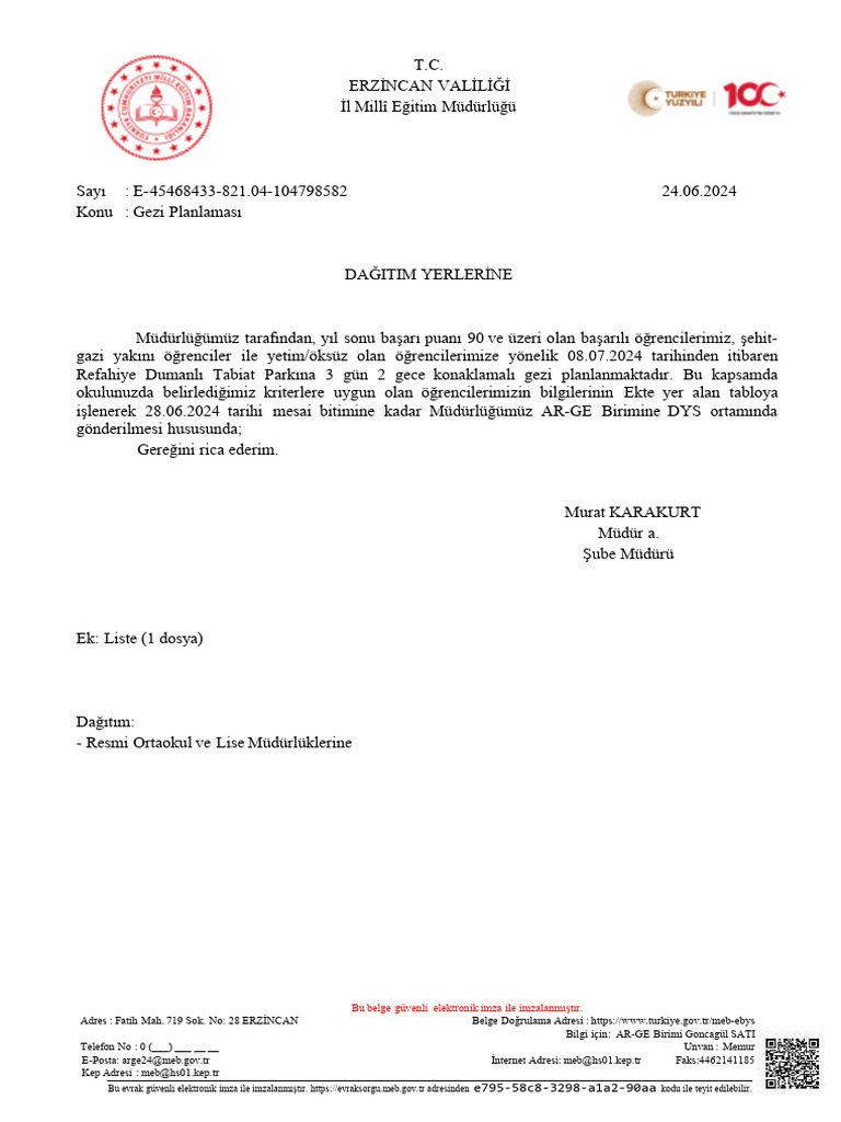 Gezi̇ Üst Yazi | PDF