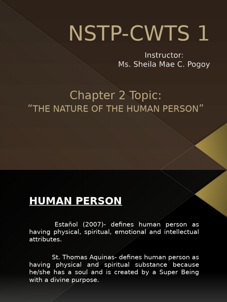 NSTP CWTS 1 Chapter 2 | PDF | Philosophy