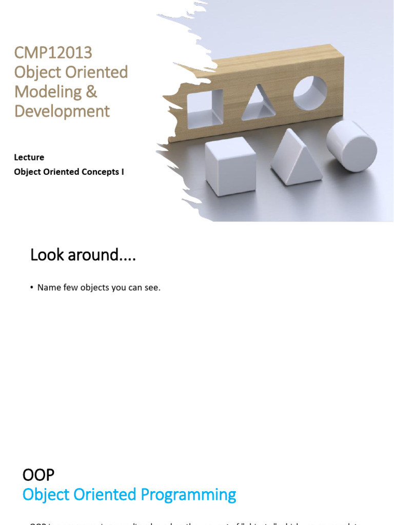 OOP Concepts: Classes and Objects | PDF | Object Oriented Programming ...