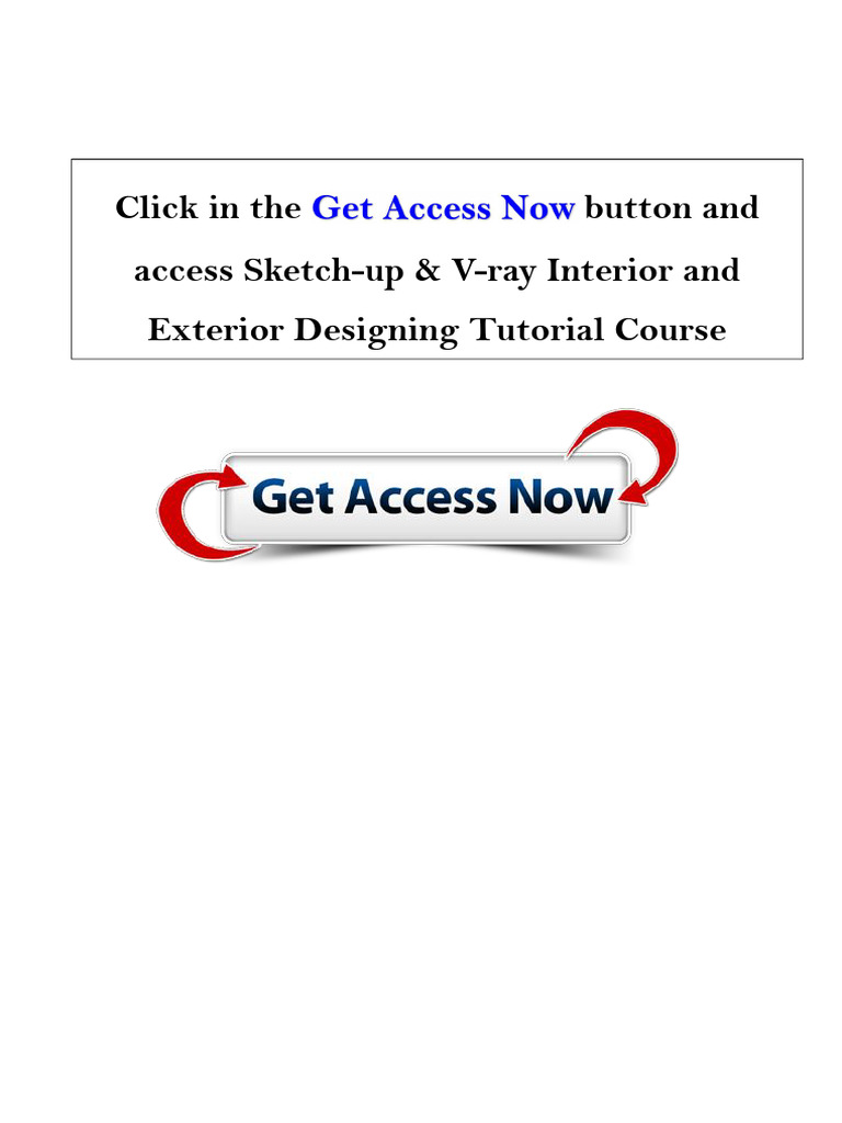 Sketch-up Interior _ Exterior Design Tutorial | PDF