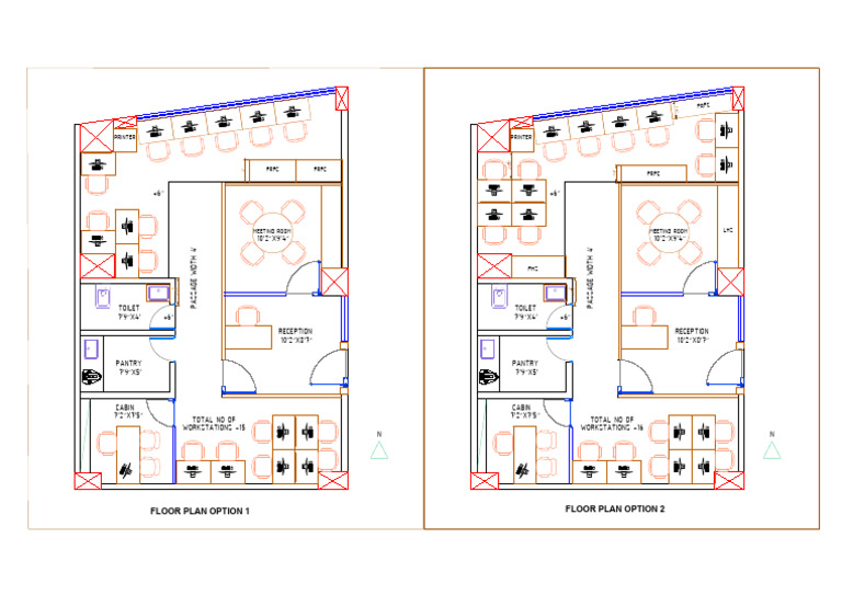 Office Floor Plan Layout Options | PDF