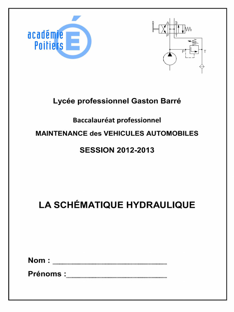 Schematique Hydraulique | PDF