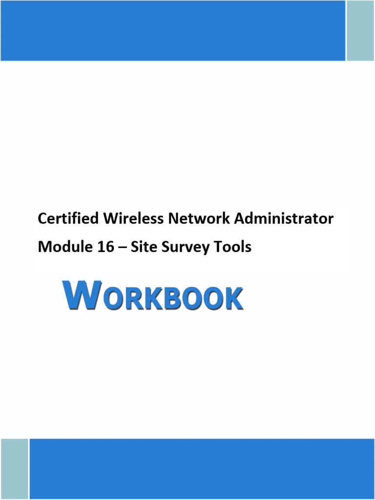Cwna WB16 | PDF | Computer Network | Ieee 802.11