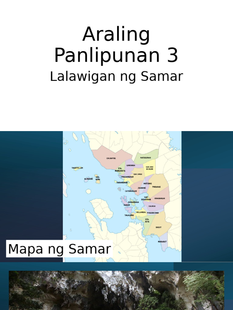 Araling Panlipunan 3-Lalawigan NG Samar | PDF