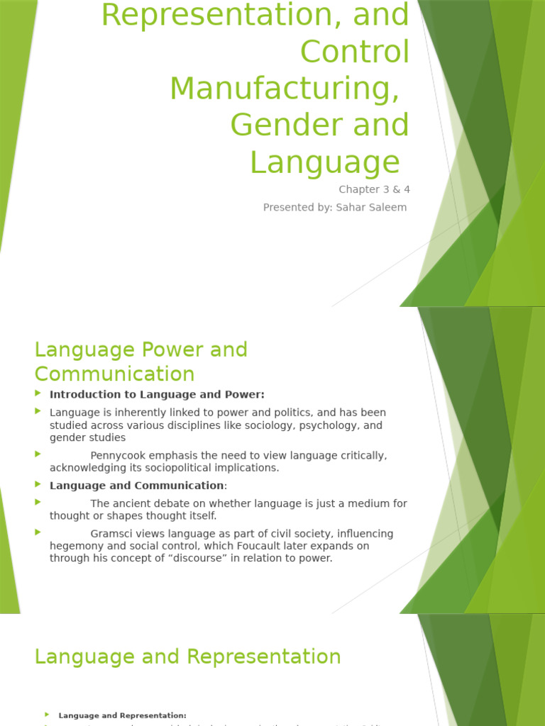 Chapter 3 & 4 | PDF | Gender | Gender Studies