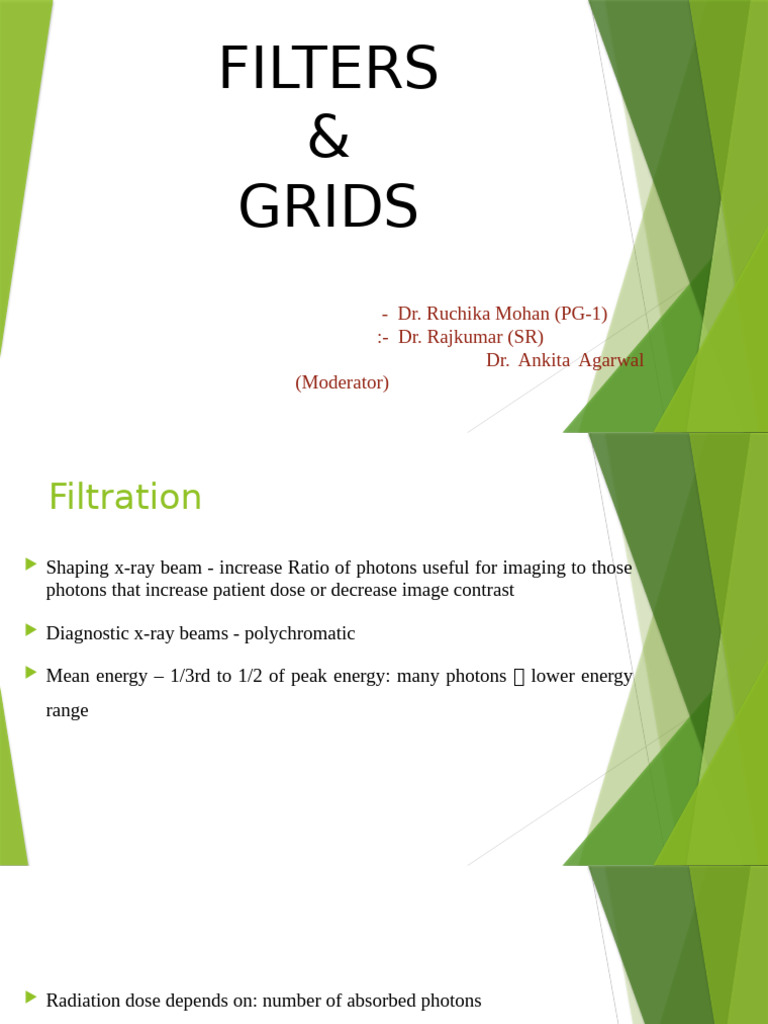 Filters and Grids | PDF | X Ray | Vacuum Tube