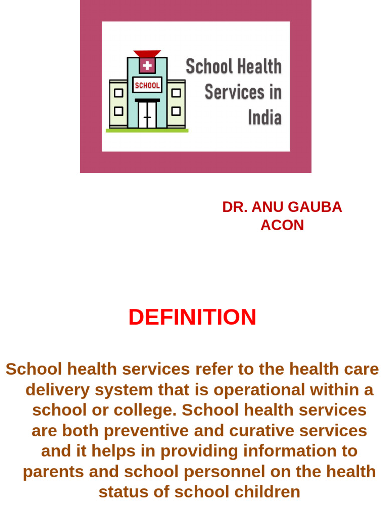 School Health Services | PDF | Wellness