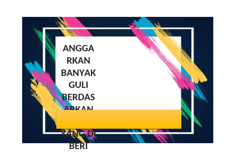 Anggaran Berat Guli | PDF