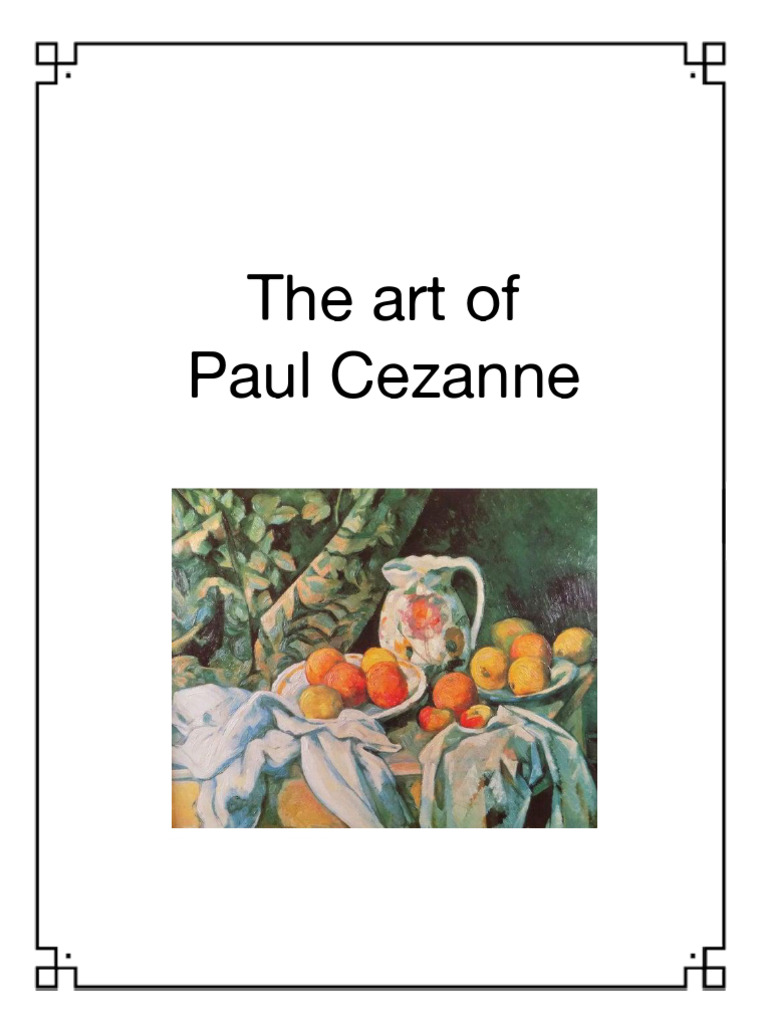 The Art of Paul Cezanne | PDF | Art | Poetry