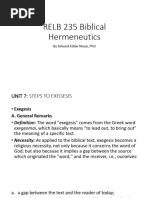 Guide to Writing Exegetical Papers | PDF | Exegesis | Sermon