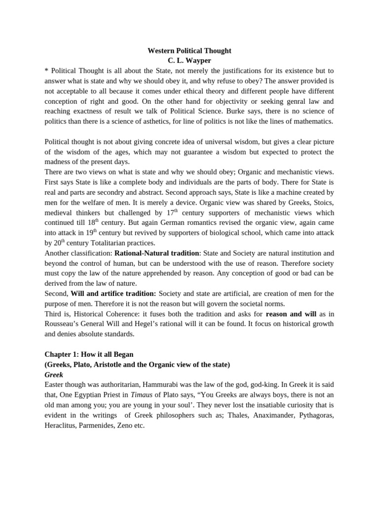 Introduction to Political Thought | PDF | Utilitarianism | Idea