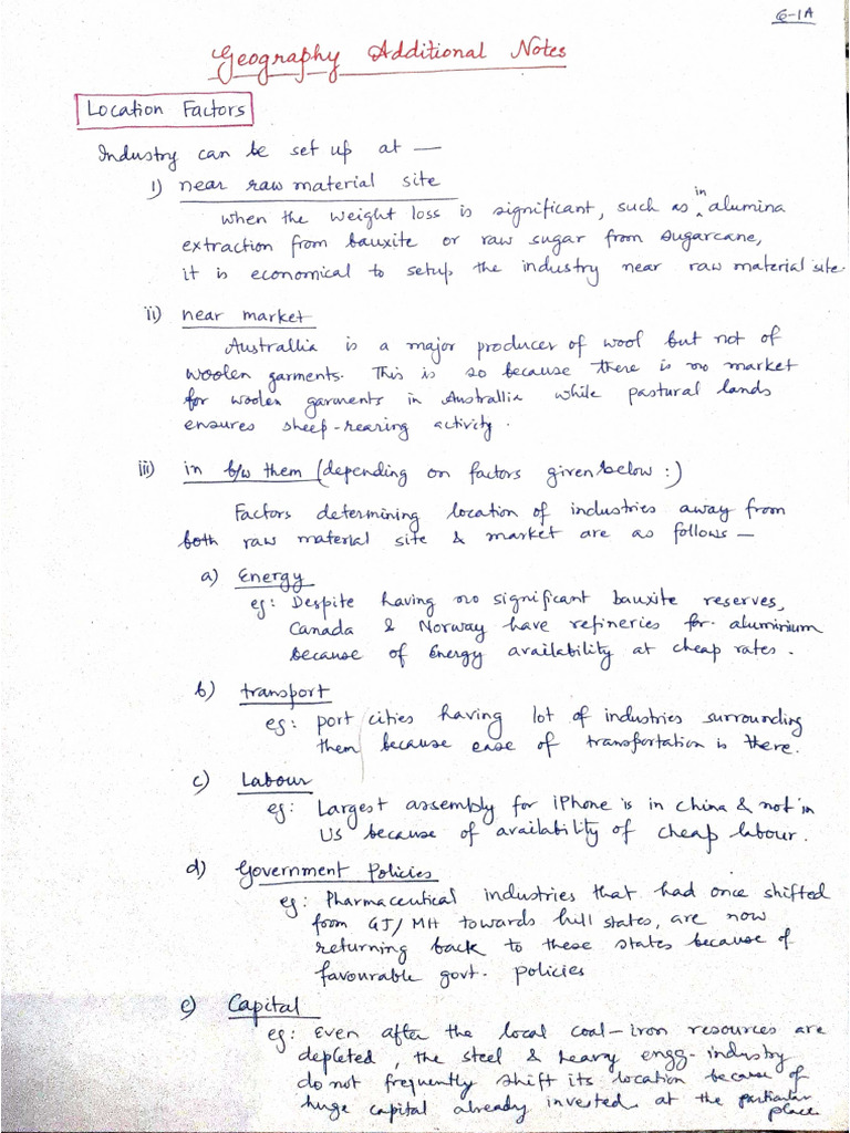 Geo Industrial Locations | PDF