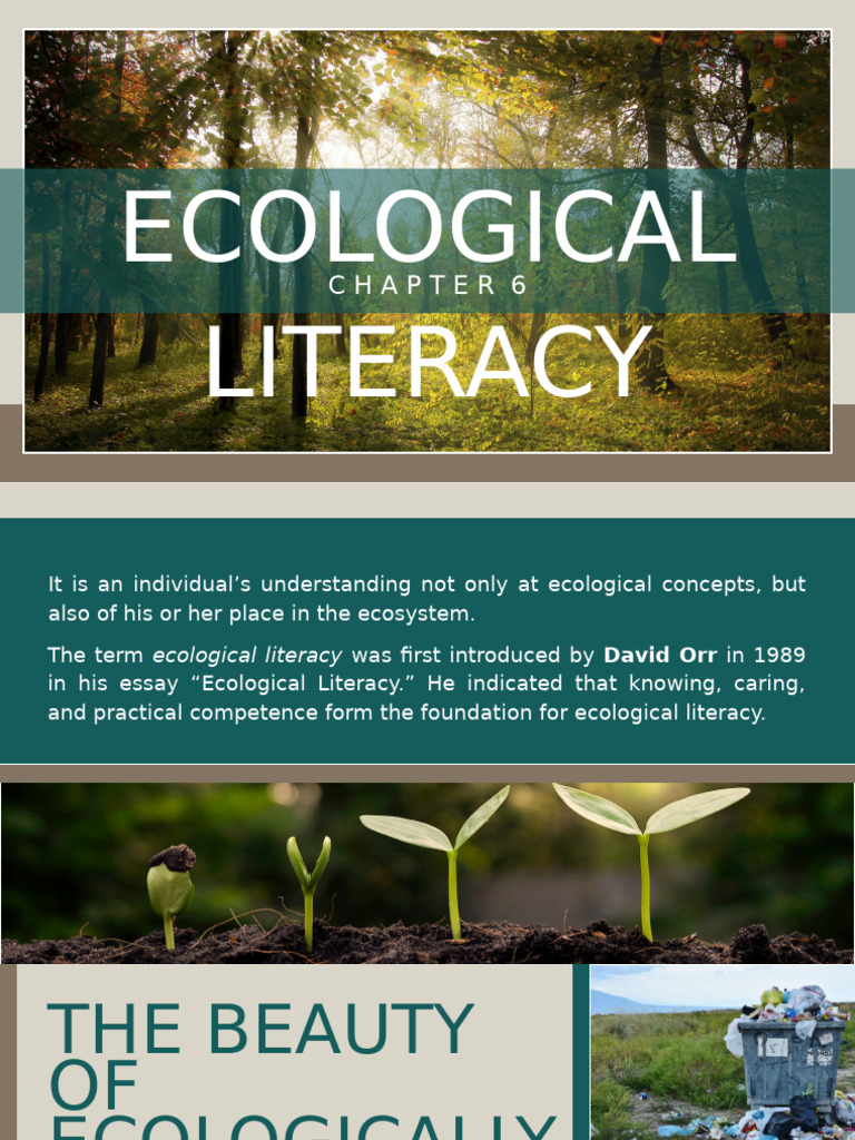 Chapter 6 - Ecological Literacy | PDF | Ecology | Sustainability