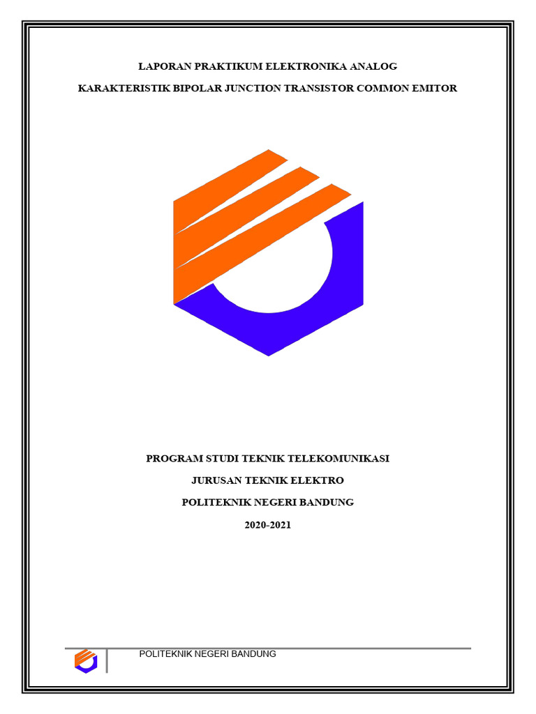 Jobsheet - Modul - 6 - Karakteristik Input - Output Transistor | PDF ...