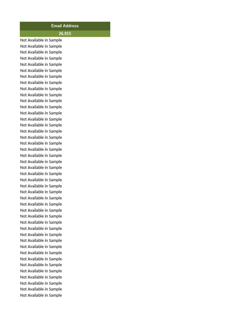 France Consumer Email List | PDF