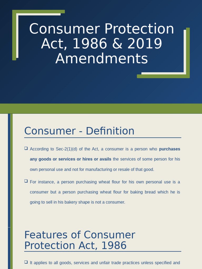 Consumer Protection Act | PDF | Product Liability | Legal Liability