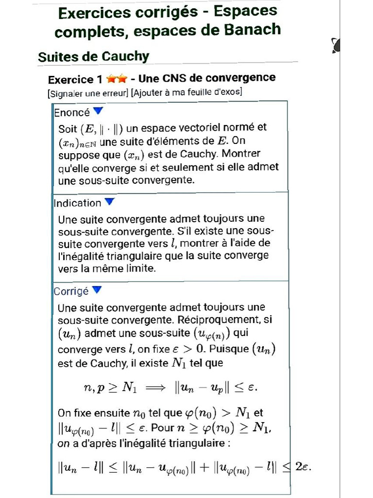 Espace de Banach | PDF