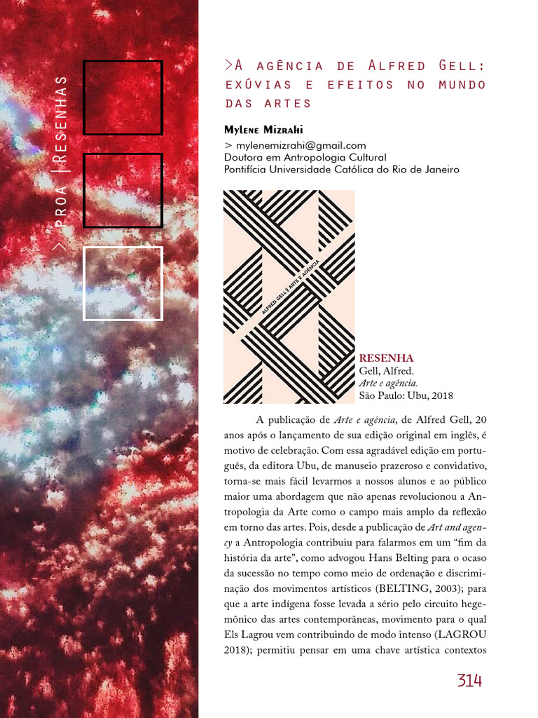 A Age Ncia de Alfred Gell Exu Vias e Efe | PDF | Antropologia | Sociologia