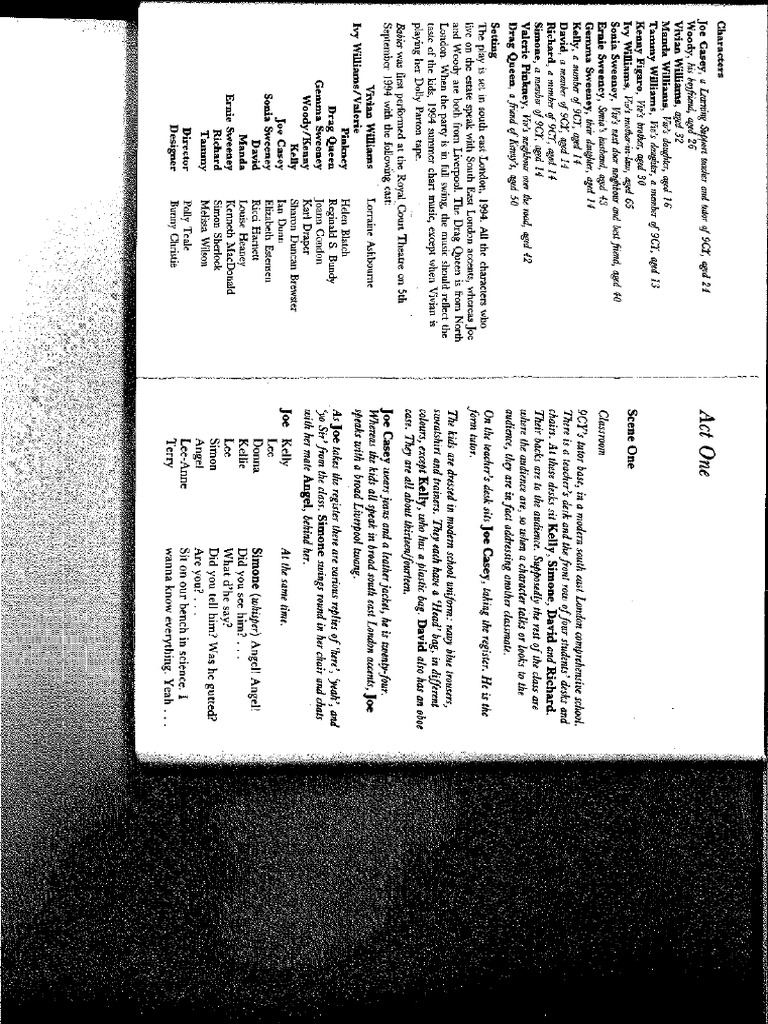 Babies by Jonathan Harvey - Compressed Script | PDF