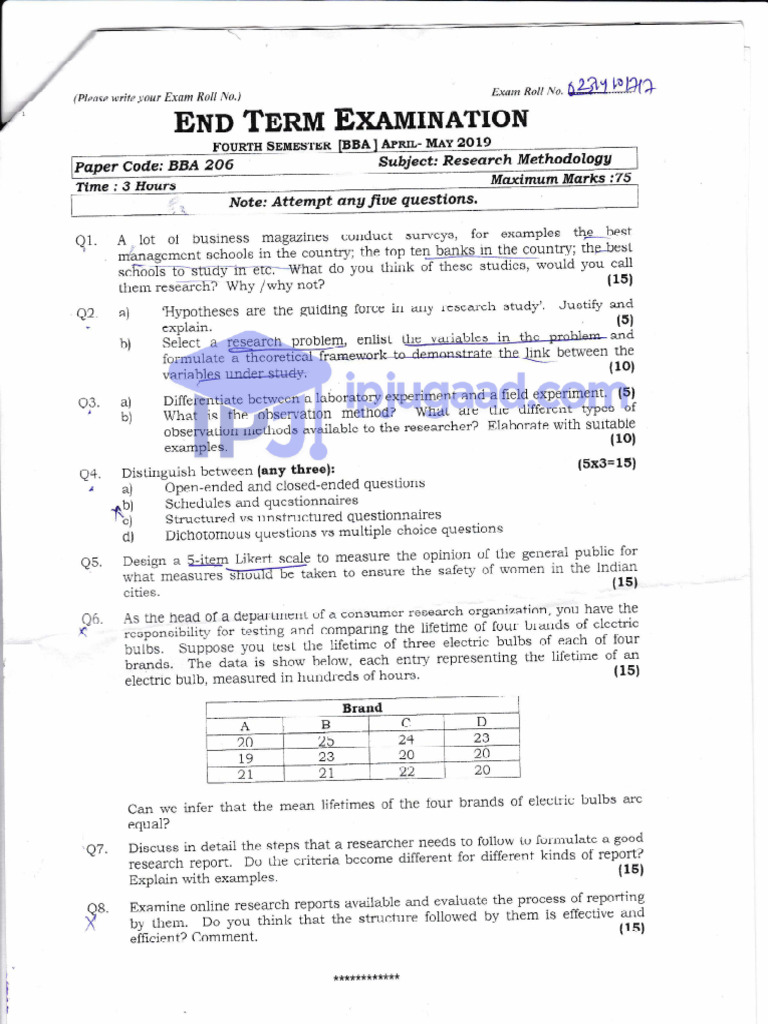 BBA Exam Papers Archive | PDF | Business