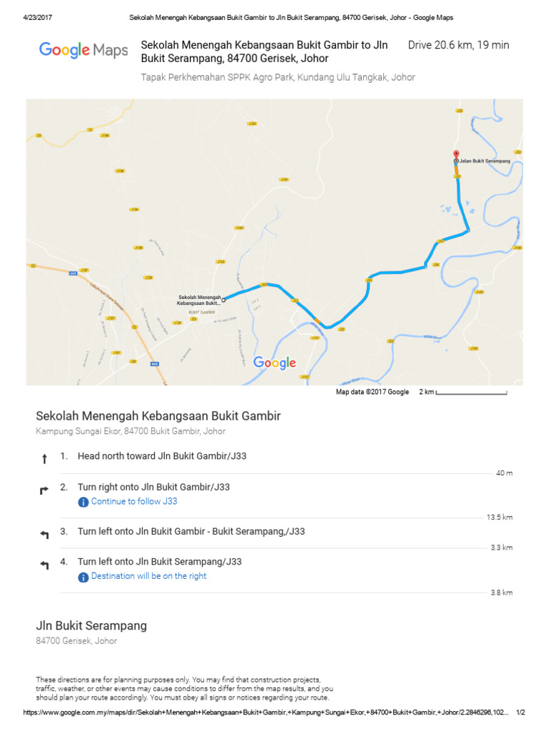 Peta Tapak Perkhemahan SPPK Agro Park Kundang Ulu | PDF