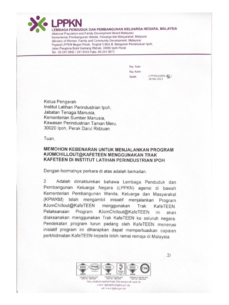 Trak KafeTEEN ILP 2023 | PDF