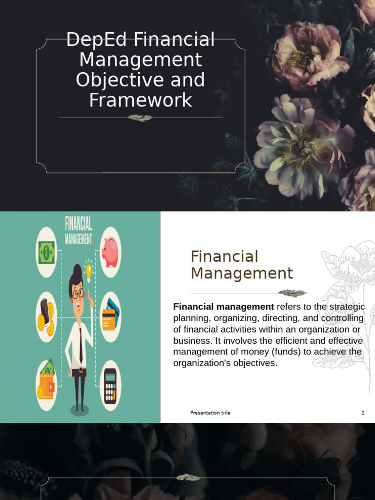 DepEd Financial Management Objective and Framework | PDF | Expense ...