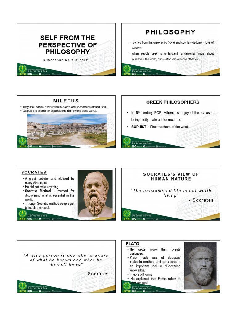 Self From Philosophy | PDF | Id | Philosophy Of Self