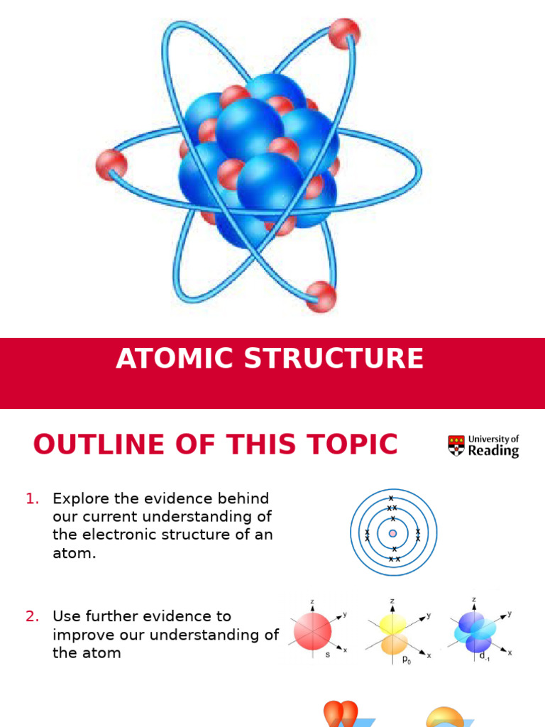 T1W4 - Atomic Structure - All Slides | PDF | Energy Level | Electron ...