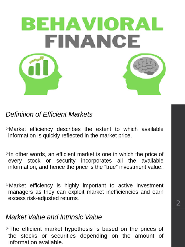 Unit 1.3 - Behavioural Finance and Efficient Market Hypothesis. | PDF ... Unit 1.3 - Behavioural Finance and Efficient Market Hypothesis. | PDF ...