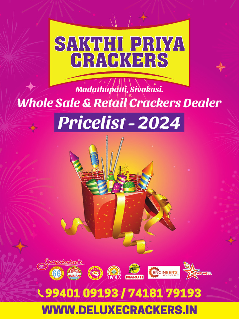 Sakthi Priya - Crackers - Price List - 4 | PDF