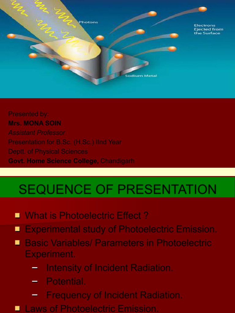 Understanding the Photoelectric Effect | PDF | Photoelectric Effect ...
