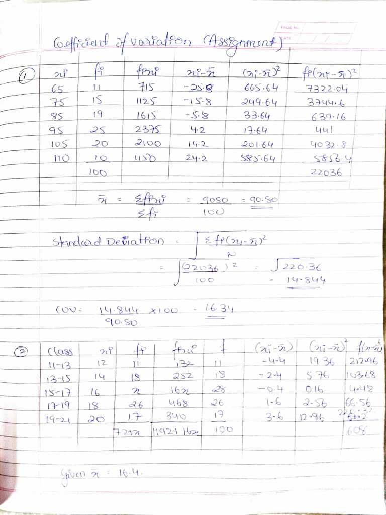 Maths and Statistics | PDF