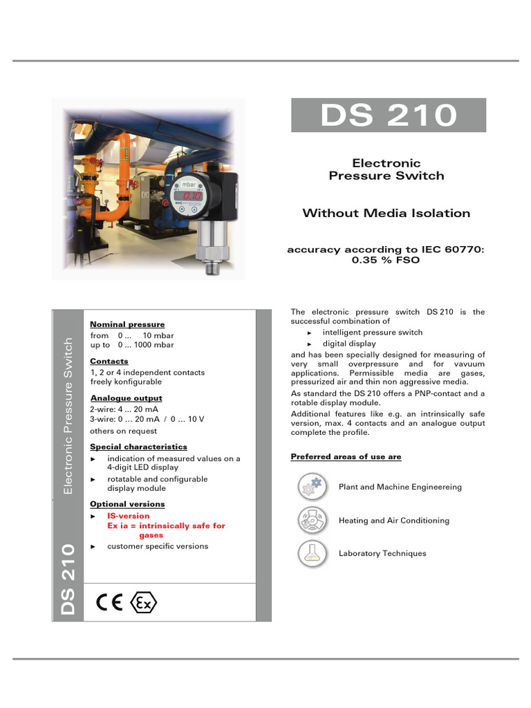 DS210 | PDF | Electrical Connector | Switch