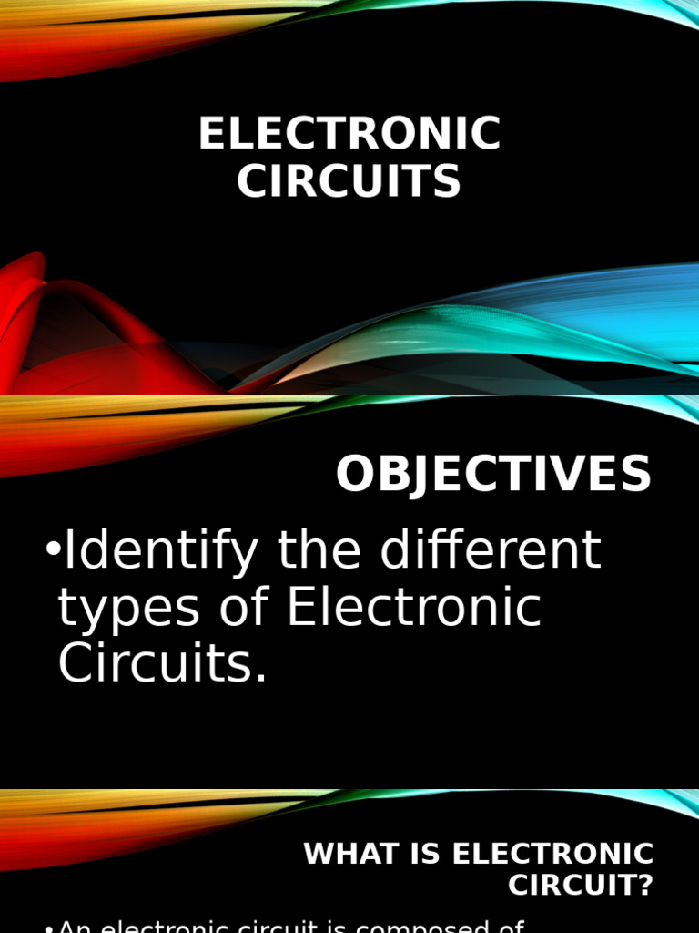 Types of Electronic Circuits Explained | PDF | Series And Parallel ...