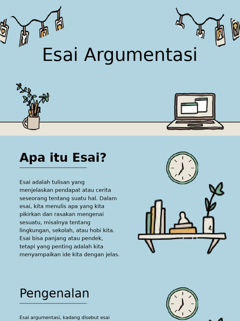 Panduan Menulis Esai Argumentasi | PDF
