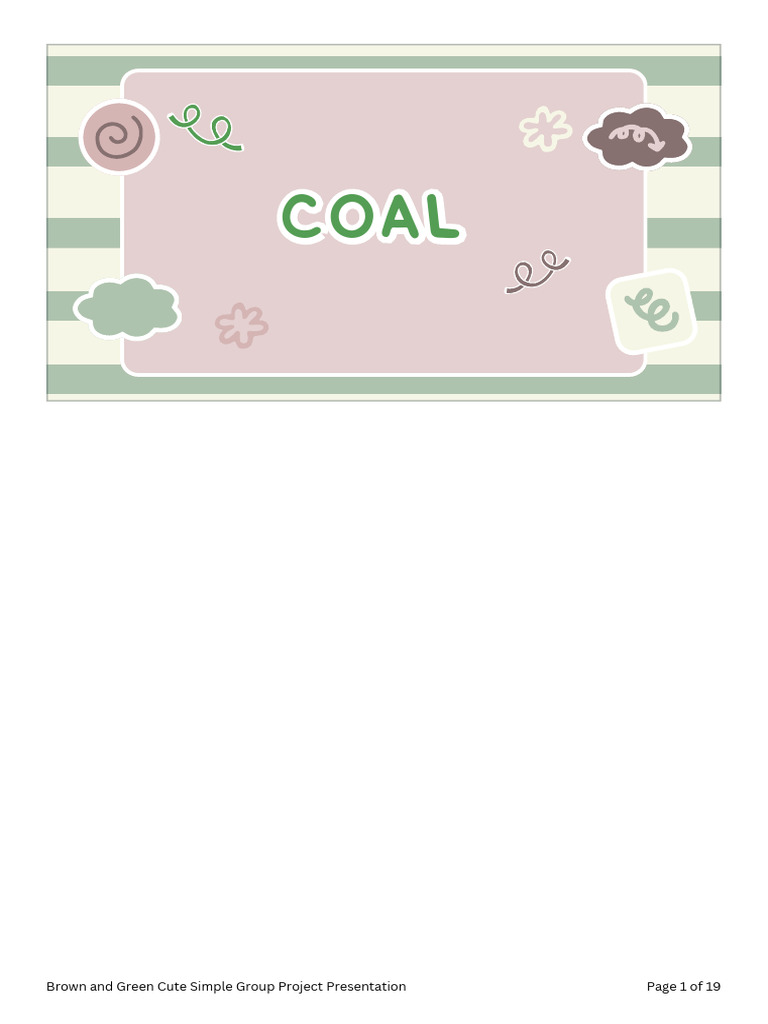 Brown and Green Cute Simple Group Project Presentation 20240405 095335 ...