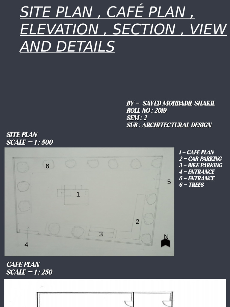 Site Plan Elevation Section View and Details | PDF