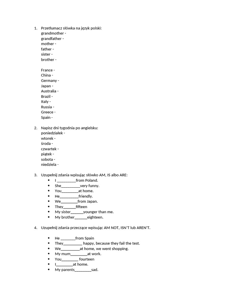 Project 1 Unit 2 Łatwy Test | PDF | Language Arts & Discipline