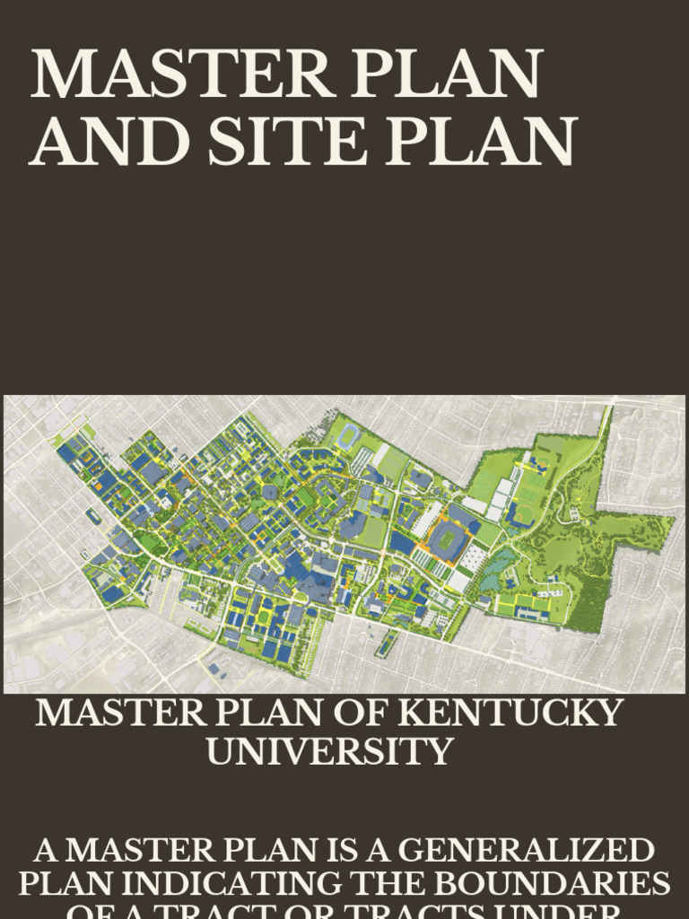 Master Plan and Site Plan | PDF