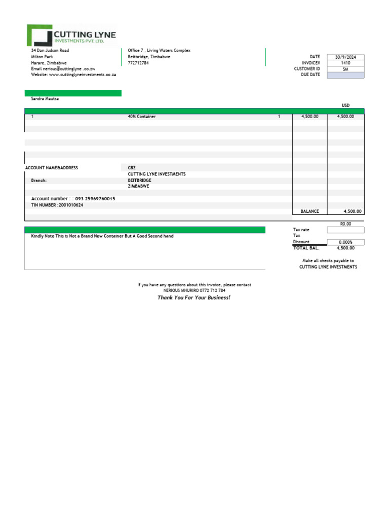 Sandra Mautsa | PDF | Accounting